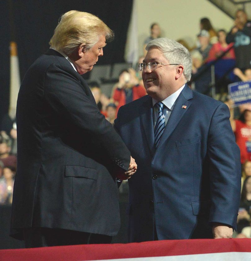 Trump, Morrisey stand together at Wheeling rally | News, Sports, Jobs ...